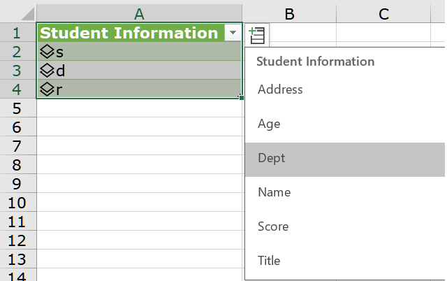 After Filtering A Dataset Allow The User To Display Only Specific Columns In The Result